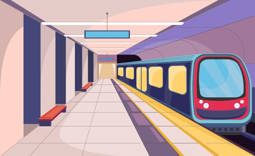 Cartoon Railway Station Vector Images (over 3,000)