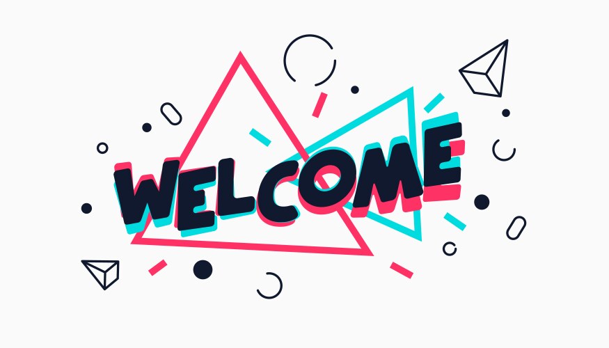 Creative welcome banner for corporate recruitment Vector Image