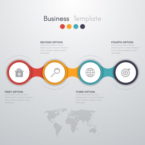 Score business assessment infographic Royalty Free Vector