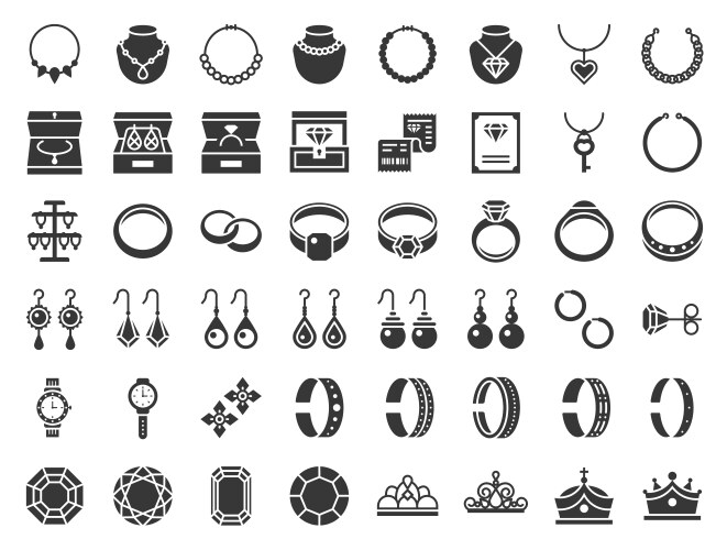Jewelry Vector Images & Graphics for Commercial Use | VectorStock