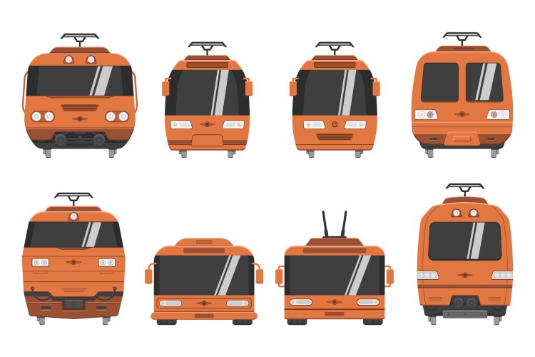 Tram Cartoon Streetcar Vector Images (over 170)