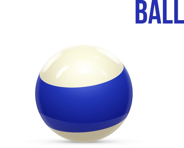 Striped ball 3d sphere with texture isolated Vector Image