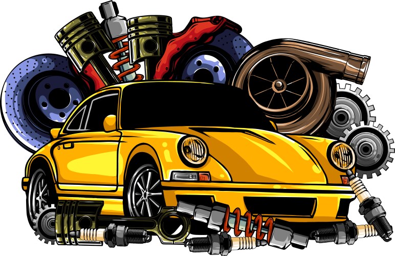 Car Parts Vector Images (over 54,000)