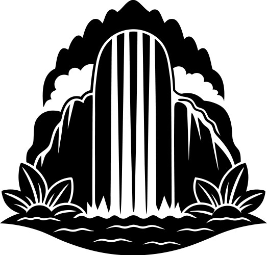 Waterfall Icon Waterfall Icon Vector Art, Icons, And Graphics For Free