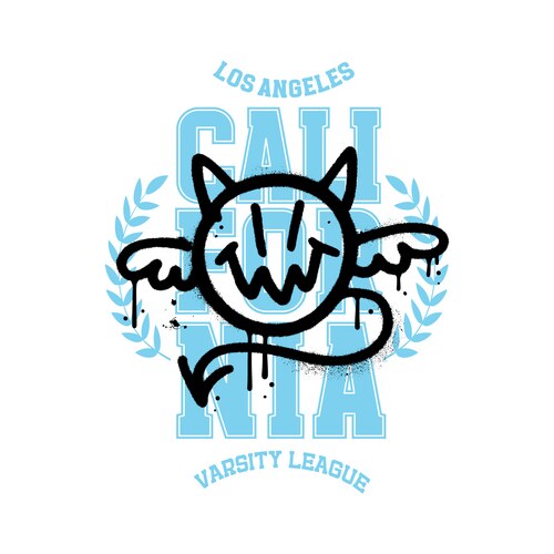 Wasted text in urban graffiti spraypaint style Vector Image