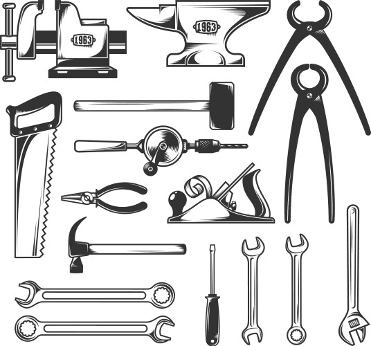 Tools Royalty Free Vector Image - VectorStock