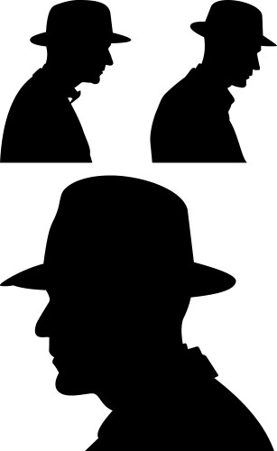 Silhouette Man Hat Vector Images (over 21,000)