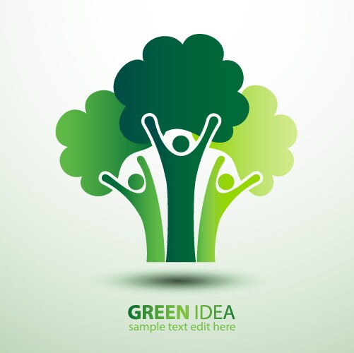 India yoga human tree Royalty Free Vector Image