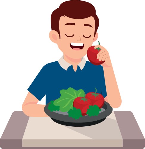 Man Eat Food Vector Images (over 23,000)