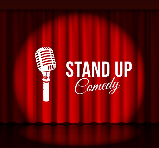Stand Up Comedy Banner Vector Images (over 400)