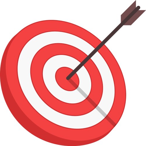 Target love Royalty Free Vector Image - VectorStock