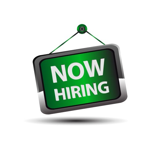 Now Hiring Vector Images (over 3,300)