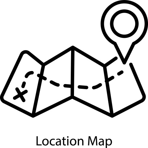 Business location Royalty Free Vector Image - VectorStock