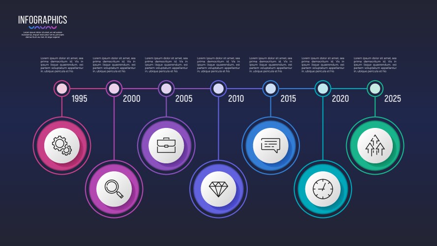 Abstract 3 steps road timeline infographic Vector Image Abstract 3 steps road timeline infographic Vector Image