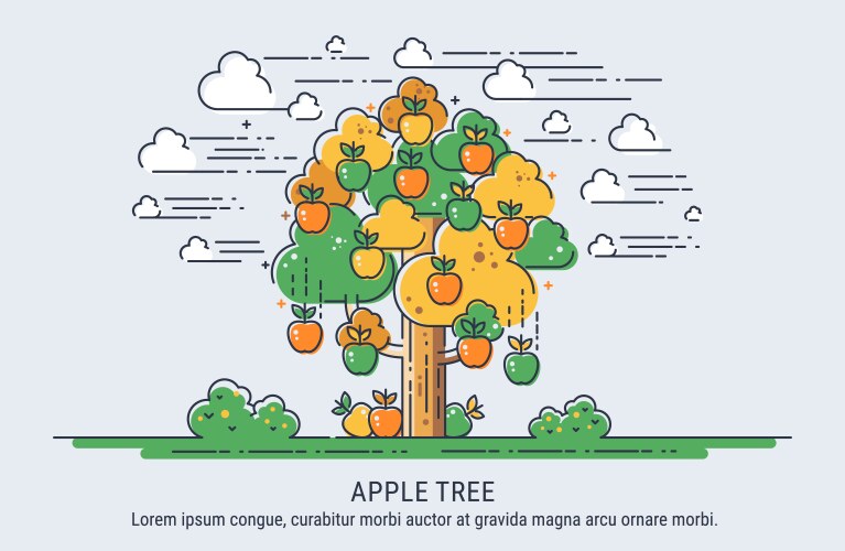 Tree of knowledge Royalty Free Vector Image - VectorStock