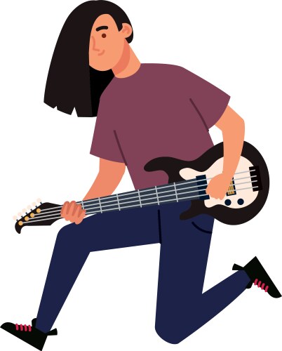 Heavy metal man Royalty Free Vector Image - VectorStock