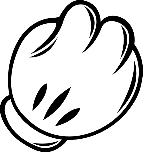 Mickey Mouse Hands Rock Paper Scissors