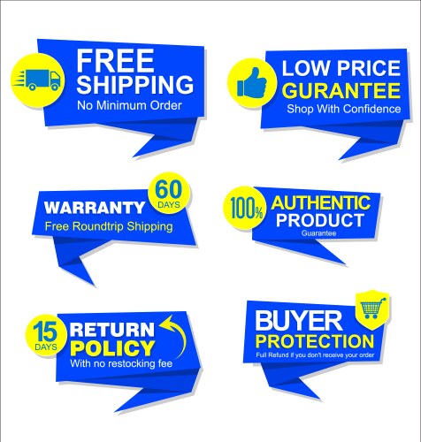 Logo set 28-03 Royalty Free Vector Image - VectorStock