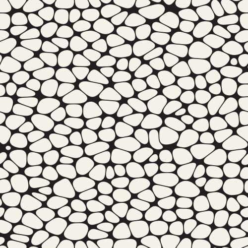 Organic irregular rounded lines seamless Vector Image