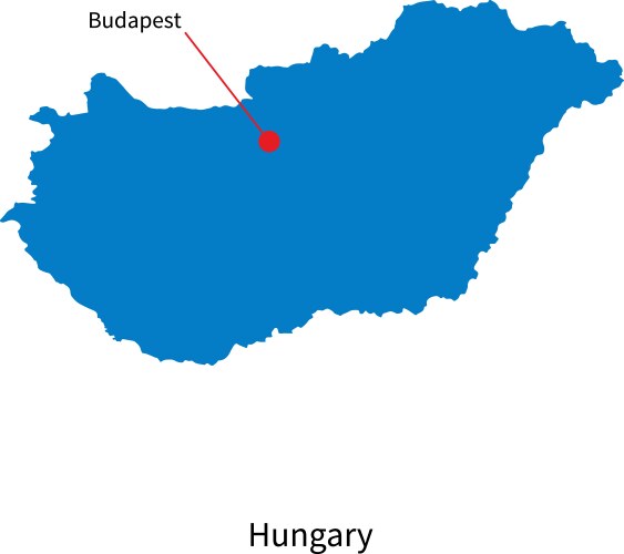 Budapest Hungary Map Budapest Map Wall Art Print Poster, Hungary City