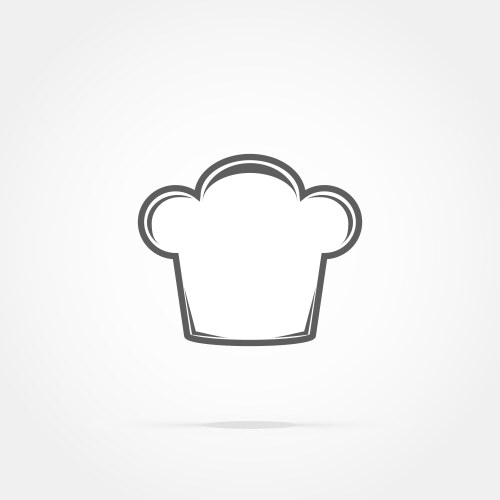 Black chef icon Royalty Free Vector Image - VectorStock