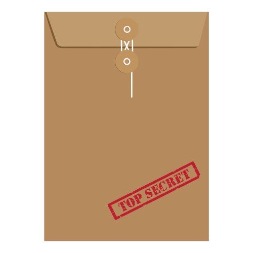 Old top secret document Royalty Free Vector Image