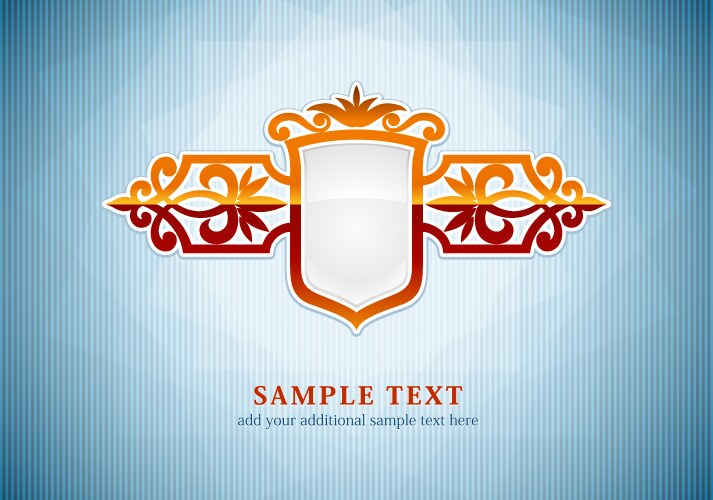 Classic style emblems big set ancient heraldic Vector Image