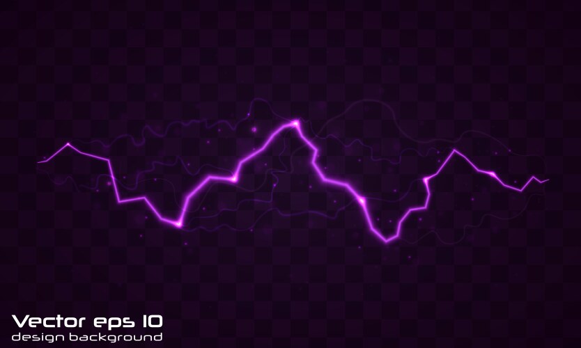 Lightning neon label Royalty Free Vector Image