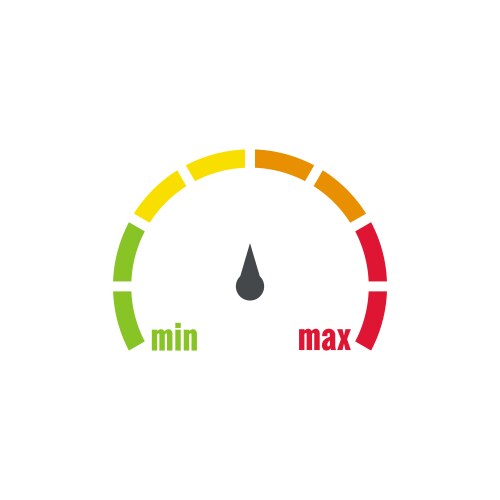 Progress measuring device Royalty Free Vector Image