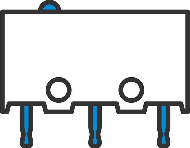 Micro button icon Royalty Free Vector Image - VectorStock