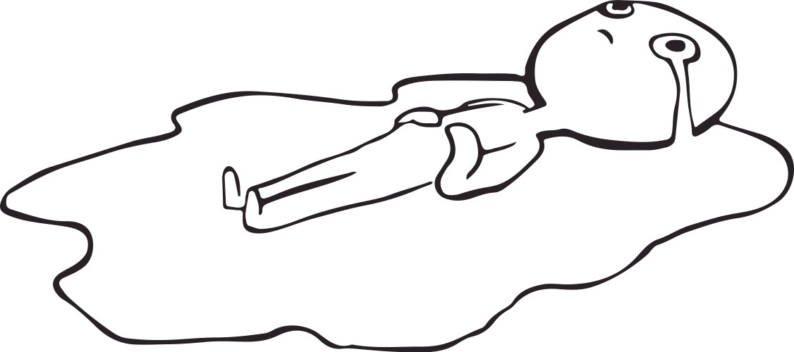 Accepted guy meme face for any design Royalty Free Vector