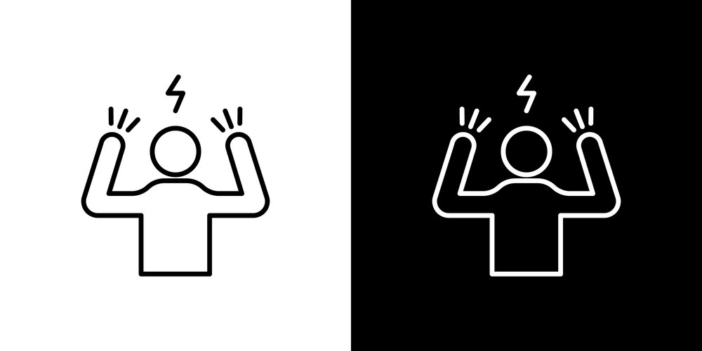 Irritated Person Icon – Royalty-Free Vector | VectorStock