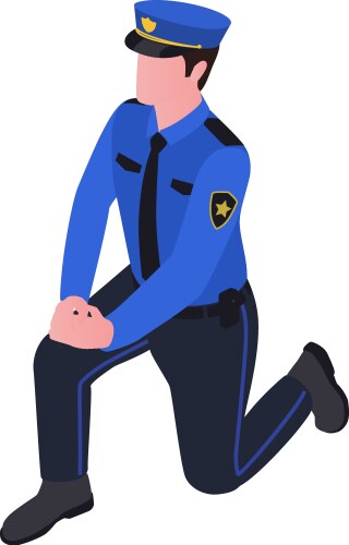 Police dog cartoon colored clipart Royalty Free Vector Image