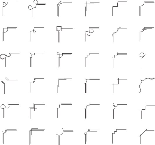 Simple Corner Borders Designs