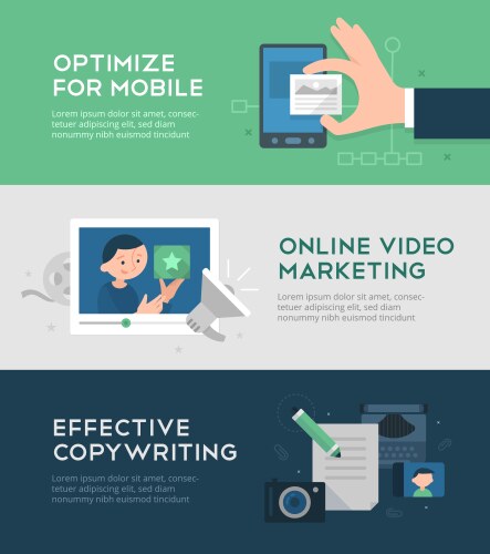 4p marketing mix cartoon Royalty Free Vector Image