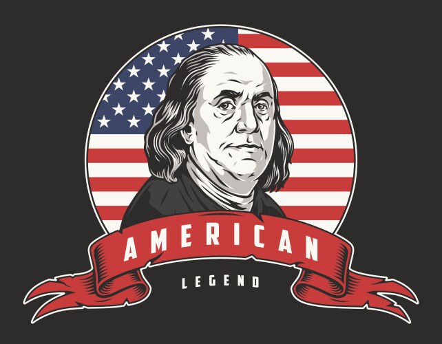 Benjamin franklin cartoon Royalty Free Vector Image Benjamin franklin cartoon Royalty Free Vector Image