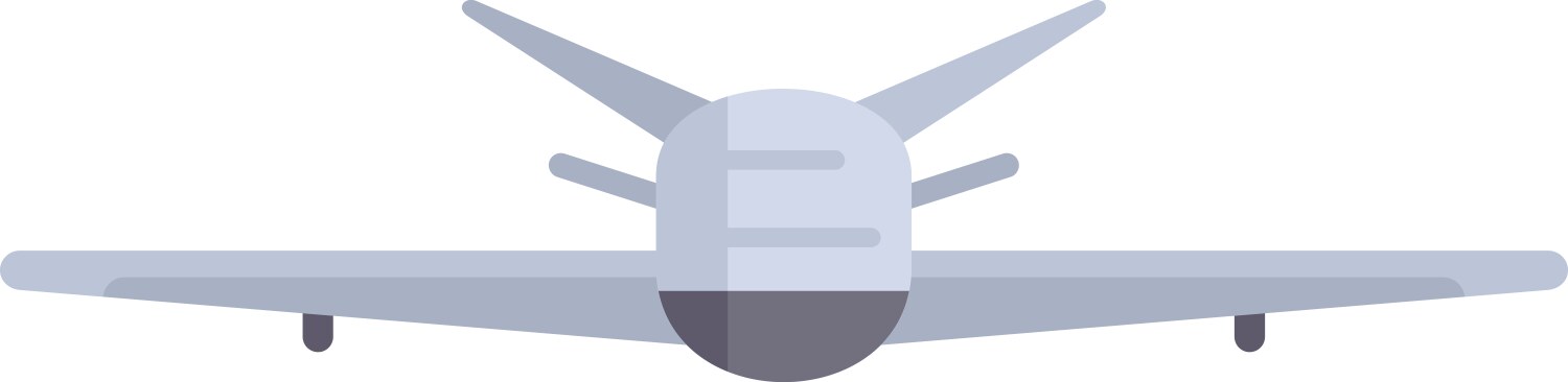 Airplane Front View Vector Images (over 2,500)