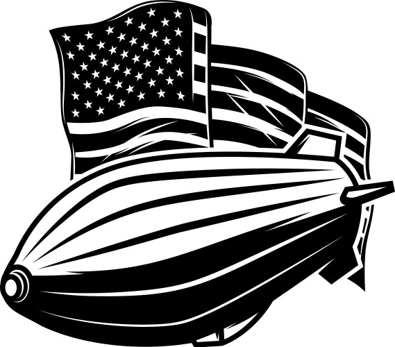 Zeppelin Outline Vector Images (over 420)