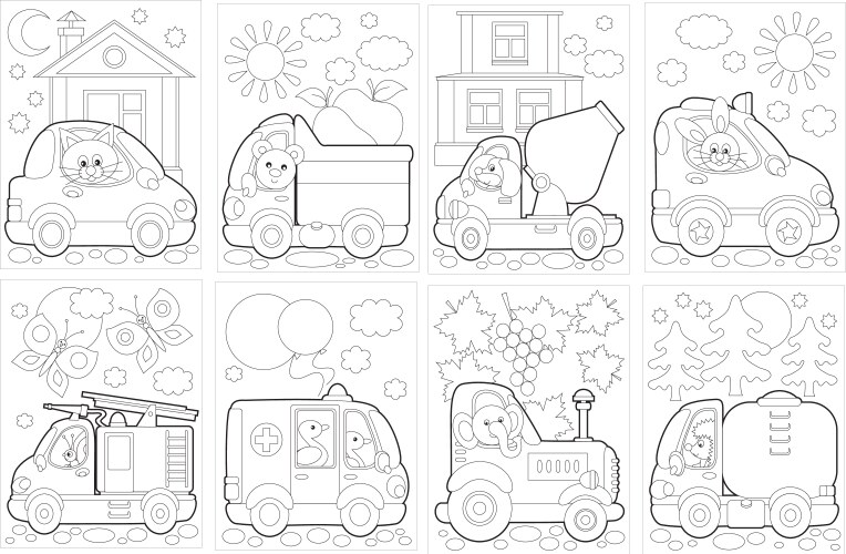 Coloring Page Vehicles 52 Car Coloring Pages (Free PDF Printables)