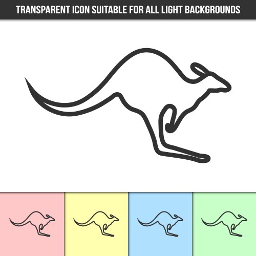 Kangaroo Outline Vector Images (over 2,200)