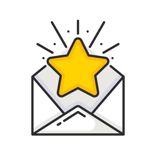 Gold email icon Vector Images & Graphics for Commercial Use | VectorStock