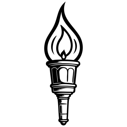 Torch Drawing Vintage Vector Images (over 400)