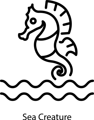 Sea Creature Outline Vector Images (over 6,400)