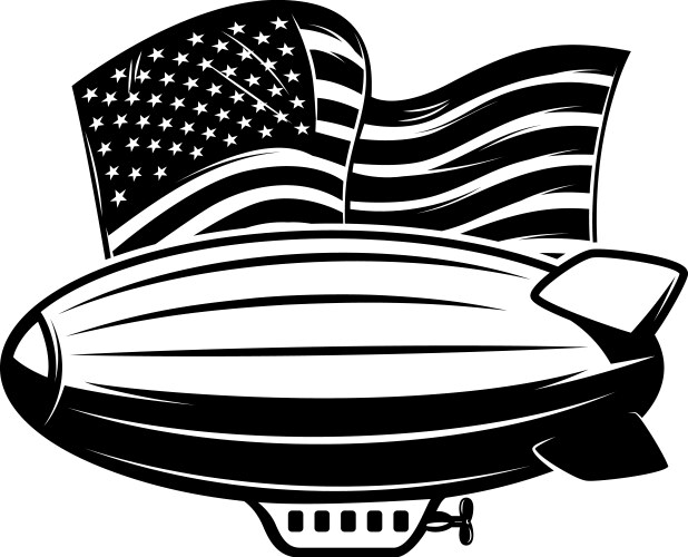 Zeppelin Outline Vector Images (over 420)