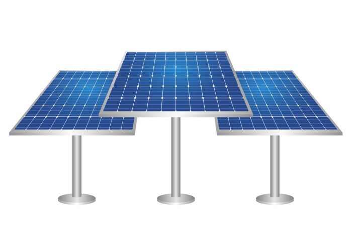 Solar panel cell Royalty Free Vector Image - VectorStock