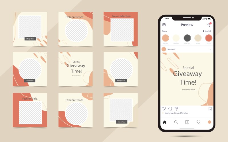 Facebook Post Template Vector Images (over 4,100)