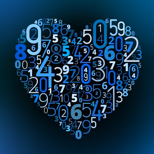 Heart Numbers Vector Images (over 12,000)