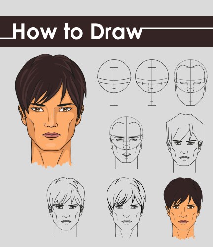 How to draw a entangle step by drawing Royalty Free Vector
