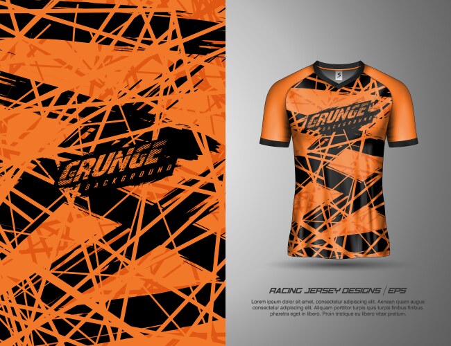 Tshirt sports grunge texture background Royalty Free Vector