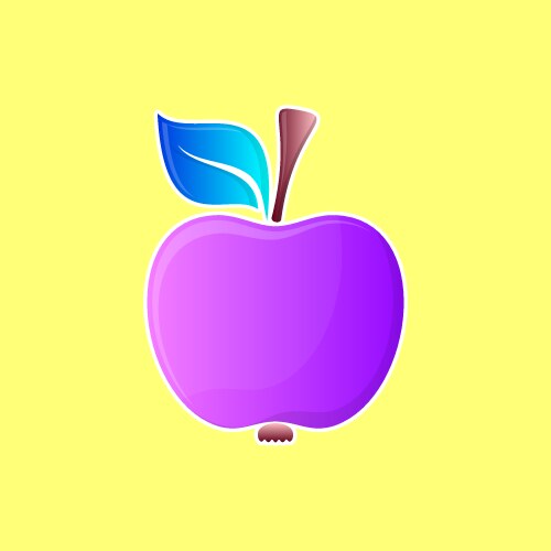 Apple Royalty Free Vector Image - VectorStock